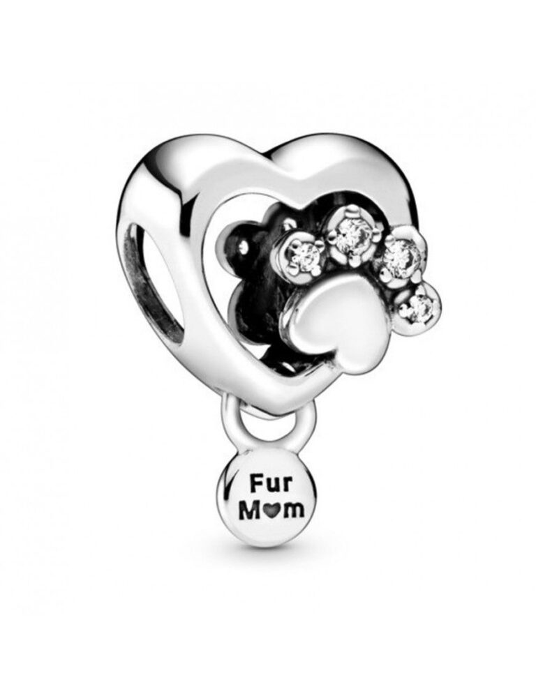 Charm Corazón huellita de perro